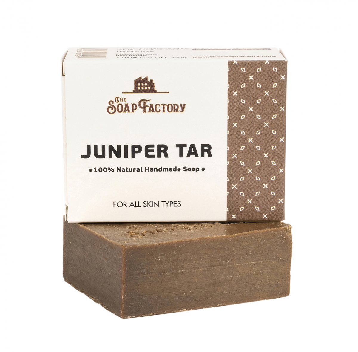 The Soap Factory Classic Collection Handmade JUNIPER TAR Soap Bar 110 g