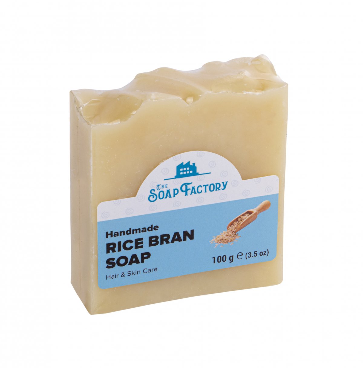 The Soap Factory Silk Collection Handmade RICE BRAN Soap Bar 100 g