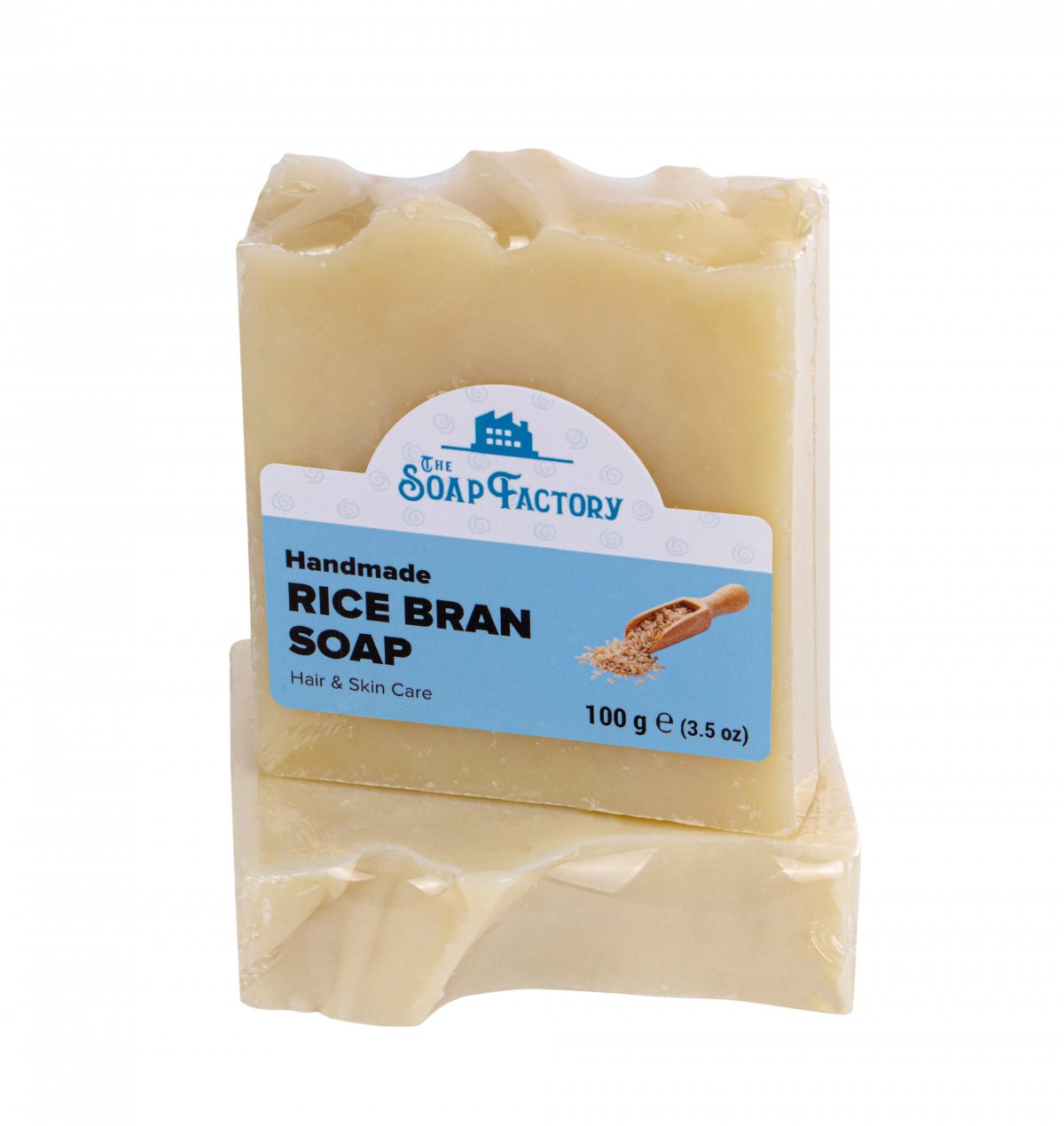 The Soap Factory Silk Collection Handmade RICE BRAN Soap Bar 100 g