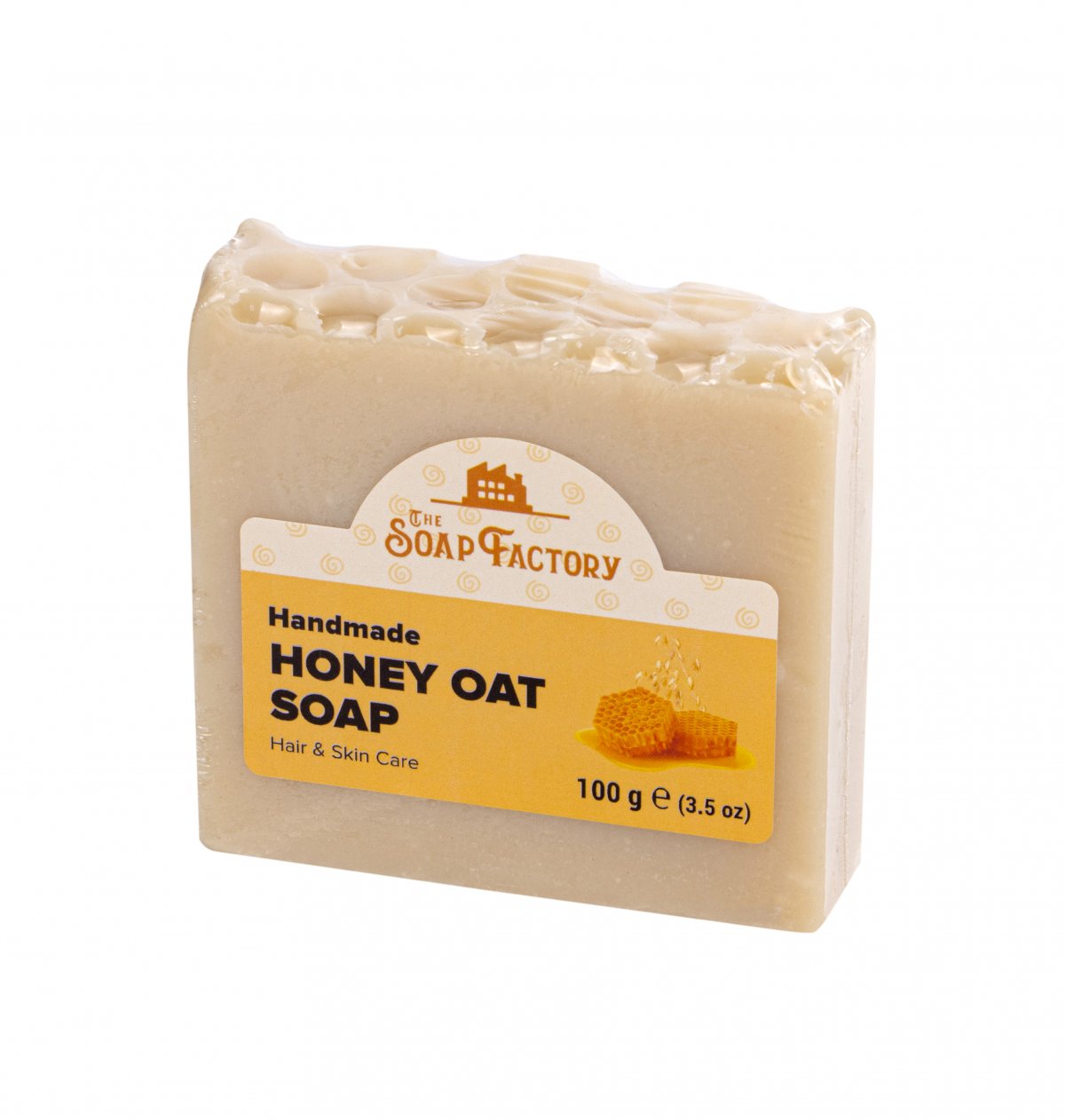 The Soap Factory Silk Collection Handmade HONEY OAT Soap Bar 100 g