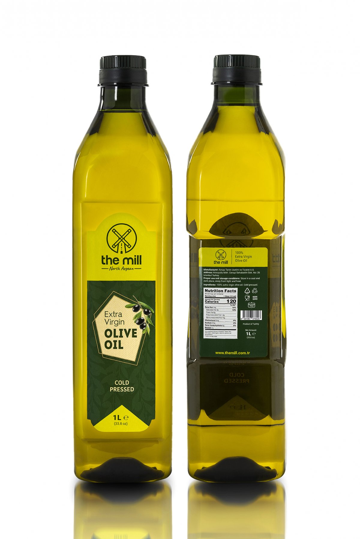 The Mill Extra Virgin Olive Oil 1 L - PET Bottle