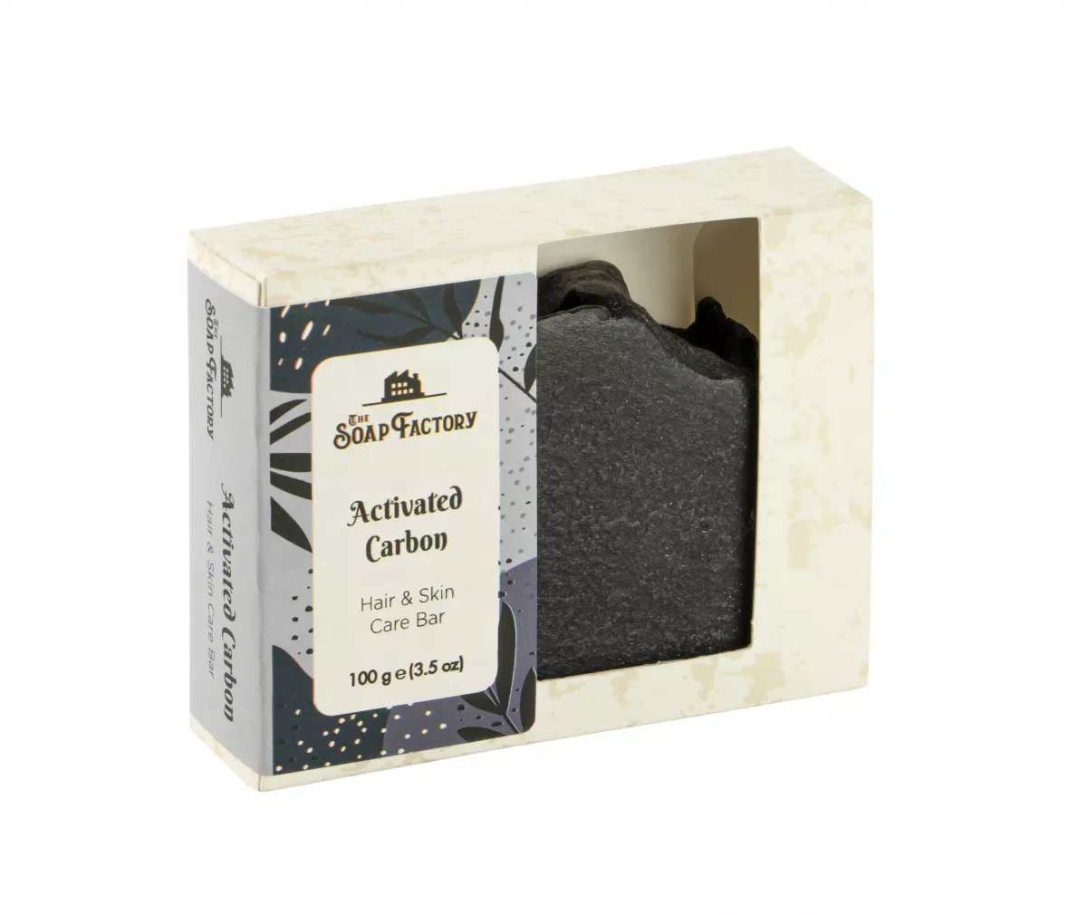 The Soap Factory Artisan Series ACTIVATED CARBON Soap Bar 100 g