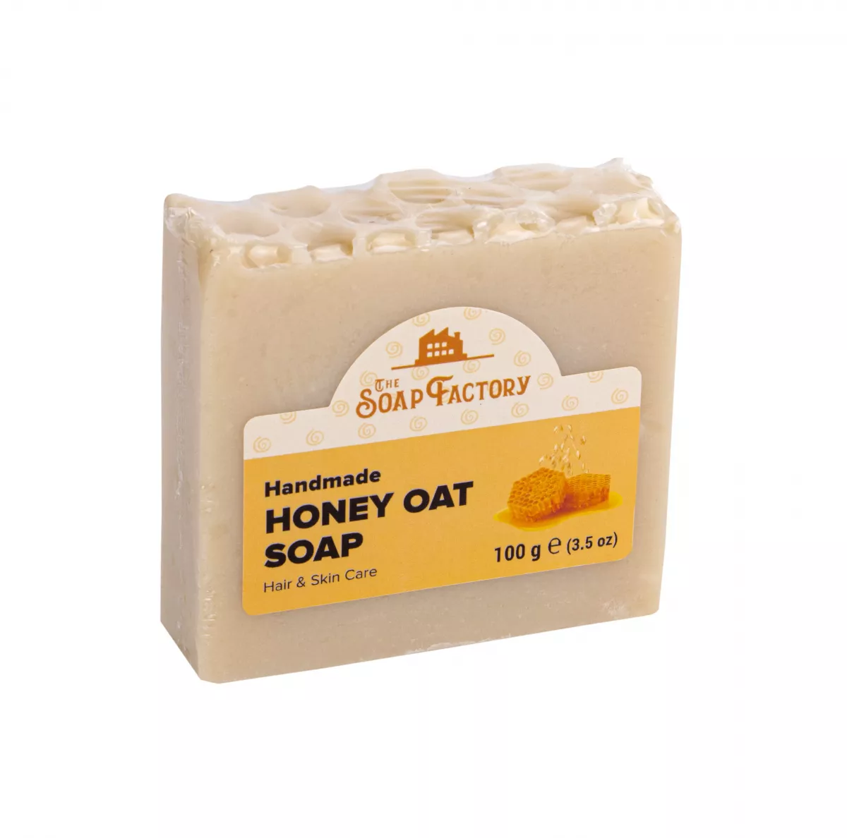 The Soap Factory Silk Collection Handmade HONEY OAT Soap Bar 100 g