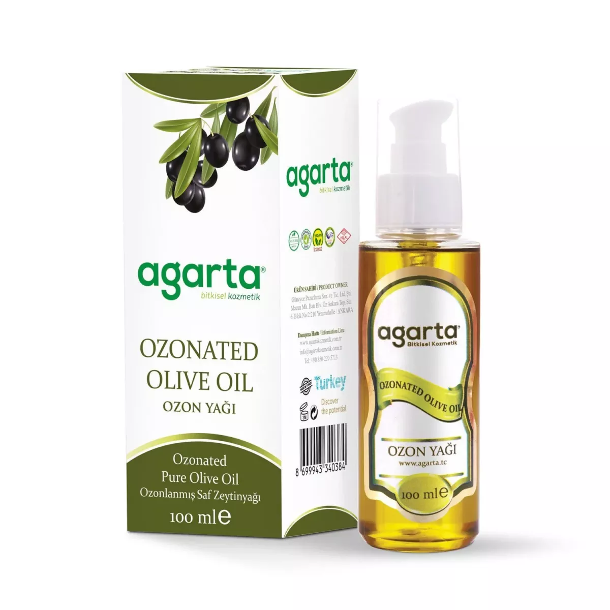 Agarta Doğal Ozon Yağı 100 ml