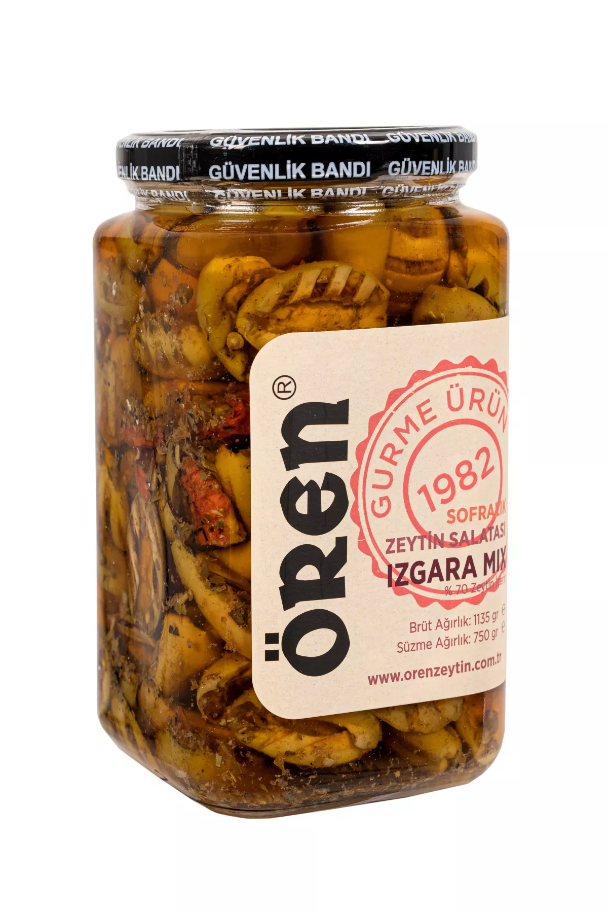 ÖREN - IZGARA MIX 850cc cam kavanoz