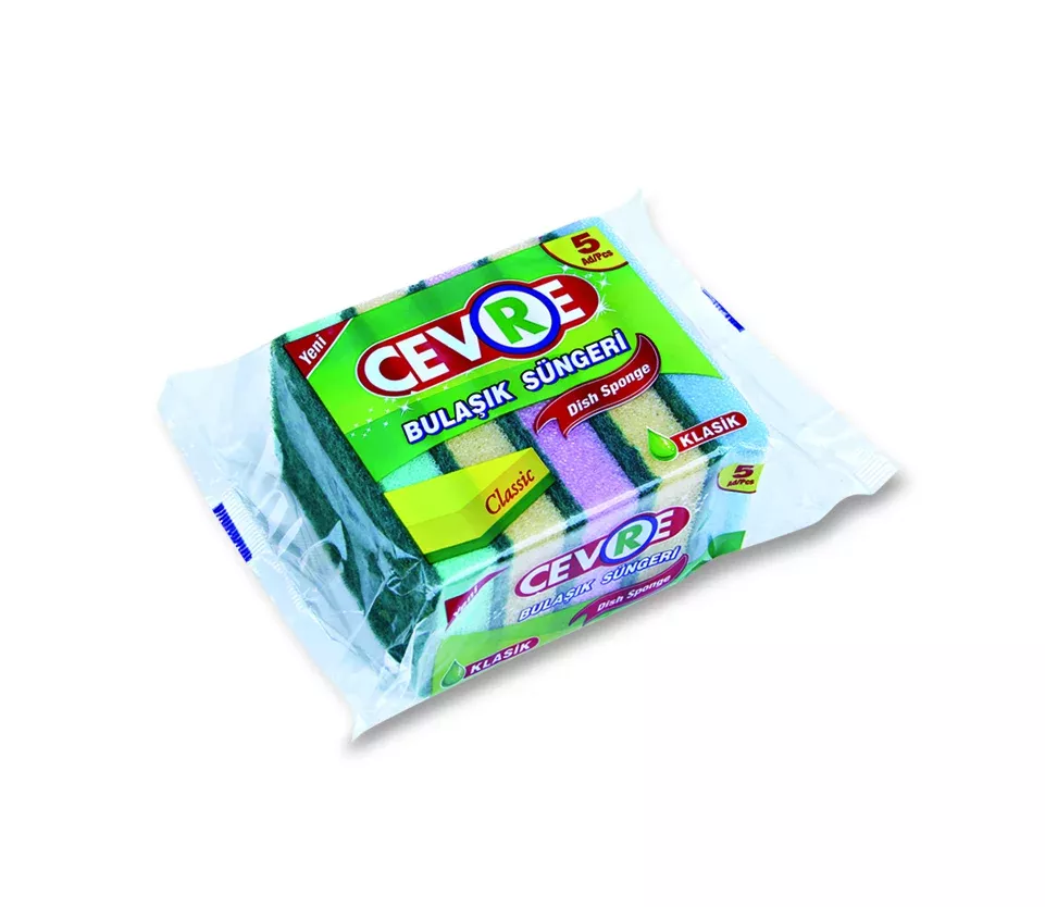 ÇEVRE Düz Sünger 5'li